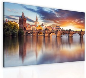 Obraz Karlův most Praha Velikost (šířka x výška): 150x100 cm