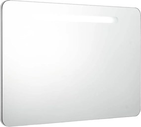 LED koupelnová skříňka se zrcadlem 80 x 9,5 x 55 cm 285120