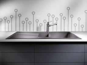Blanco Metra 6 S, silgranitový dřez 1000x500x190 mm, 1,5-komorový, tmavě hnědá, BLA-515046