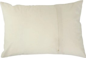 Bílý bavlněný polštář s králíčkem Rabbi - 50*35*10cm