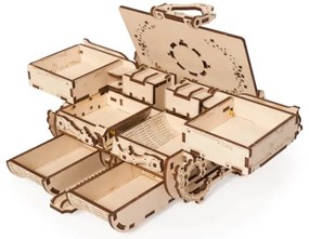 Ugears - 3D dřevěné mechanické puzzle Starožitná šperkovnice