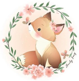 Plakát Liška v květinách
