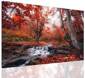 Malvis ® Obraz na plátně Podzimní les Velikost: 90x60 cm