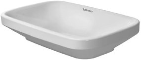Duravit DuraStyle - Umyvadlo na desku, 60x38 cm, bez přepadu, bílá 0349600000