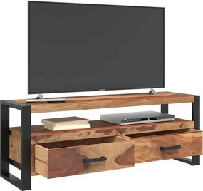 TV stolek 120 x 35 x 45 cm masivní akáciové dřevo 247403