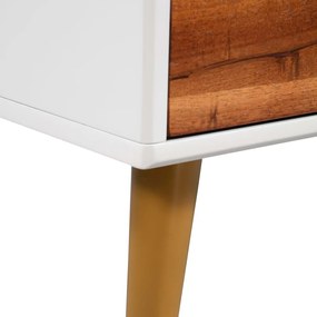 Konferenční stolek masivní akáciové dřevo 90 x 50 x 40 cm - Default Title