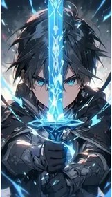 NORIMPEX Diamantové malování Kirito / 30x40 cm