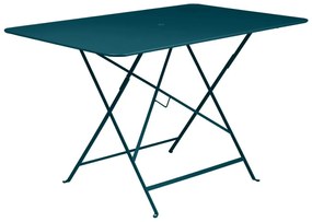 OnaDnes -20% Modrý kovový skládací stůl Fermob Bistro 117 x 77 cm