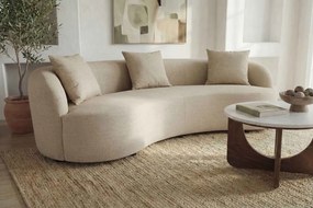 Designová pohovka Pasquale 230 cm béžový samet