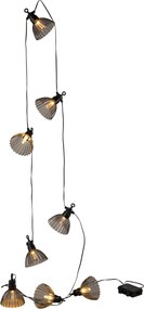 Livarno home Světelný LED řetěz (černá)