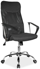 Kancelářská židle Q-025 černá látka