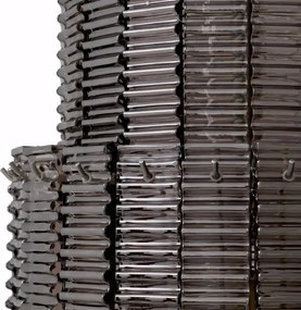 Toolight Toolight, závěsné stropní svítidlo 62cm, 8xE14, APP1678-8CP, šedá, OSW-09313