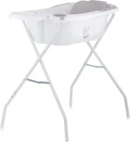 CHIPOLINO Vanička s podložkou a stojanem Vela 87cm Grey