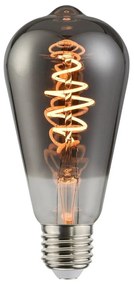 Stmívatelná LED žárovka NORDLUX Spiral Deco E27 5 W v kouřové nebo zlaté