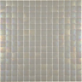 Hisbalit Skleněná mozaika stříbrná Mozaika 708 2,5x2,5 (33,3x33,3) cm - 25708LH