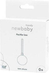 Silikonový obal na dudlík New Baby hnědý