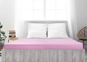 Jersey prostěradlo z mako bavlny LUXORA 180x200 cm růžové