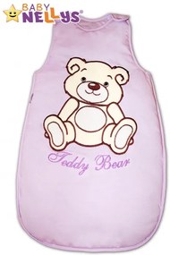 Spací vak Teddy Bear Baby Nellys - lila vel. 0+