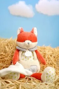 Doudou Dárková sada Plyšová liška Romarin s dečkou 28 cm / od 0 měsíců