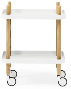Normann Copenhagen Servírovací stolek Block Table, white