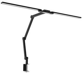 FK technics | LED Stmívatelná dotyková stolní lampa LED/24W/230V 3000-6500K CRI 92 černá | FK0244