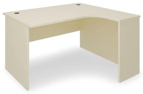 Rohový stůl SimpleOffice 140 x 120 cm, pravý, bříza