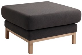 Nordic Design Antracitově šedá látková podnožka Skandi