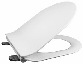 Mereo Samozavírací WC sedátko, duroplast, bílé, s odnímatelnými panty CLICK - II. jakost