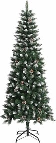Umělý vánoční stromeček Zelená 210 cm PVC, plast a ocel 3395839