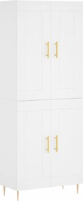 Skříň highboard bílá 69,5 x 34 x 180 cm kompozitní dřevo 3199673