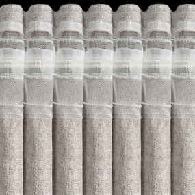 ZATEMŇOVACÍ ZÁVĚS (100%) NA PÁSCE ZOEY 140X270 CM BÉŽOVÝ
