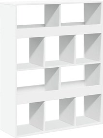 Knihovna bílá 100 x 33 x 125,5 cm kompozitní dřevo 3309357