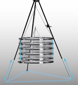 Zahradní ohniště trojnožka Berdsen BD-884