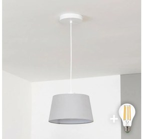 Brilagi - LED Lustr na lanku CERIA 1xE27/40W/230V pr. 25 cm šedá