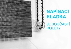 ZEBRA® Roleta DEN A NOC / MINI / PREMIUM / šedý melír / BH 19 Barva mechanizmu: bílá, Výška: 150, Šířka: 30