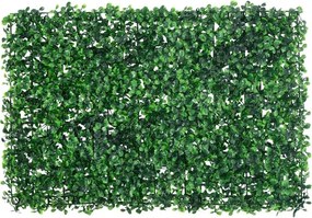 vidaXL   Umělý plot z listnatého keře 24 ks zelený 40 x 60 cm [366637]