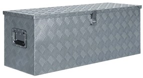Hliníkový box 110,5 x 38,5 x 40 cm stříbrný 142941
