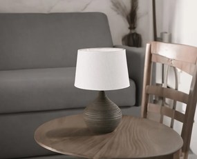 Stolní lampa Martin 29 cm, hnědá