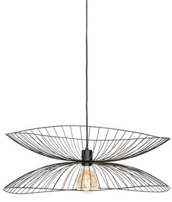 Designová závěsná lampa černá 66 cm - Pua