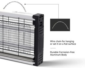 Brilagi - LED Elektrický lapač hmyzu UV 2xLED/5W/230V 70 m2