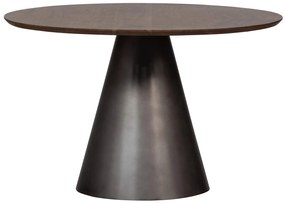 Jídelní stůl giggie ø 120 cm tmavě hnědý MUZZA