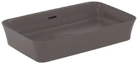 Ideal Standard Ipalyss - Umyvadlo na desku, 650x400 mm, s přepadem, slate grey E1887V5