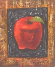 Červené jablko - 60 x 50 cm