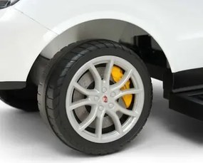 MILLY MALLY Odrážedlo Porsche Cayenne bílé / S rodičovskou vodicí tyčí