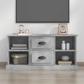 vidaXL TV skříňka 99,5 x 35,5 x 48 cm kompozitní dřevo [816274] Barva: Betonová šedá