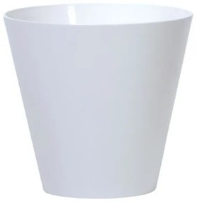 Prosperplast Květináč Tubus Simple bílý, varianta 25 cm