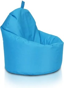 Sedací vak Yoko ekokůže / polyester TiaHome - světle modrá