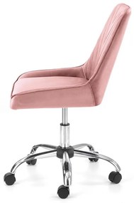 Kancelářská židle RICO Halmar Světle růžová