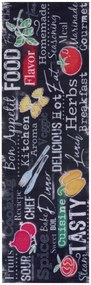 Hanse Home, Běhoun Cook & Clean 105730 Black Multicolored, 50x150, vícebarevná, kuchyně