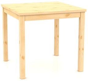 Jídelní stůl S151 Olin, 80x80 cm, masiv borovice